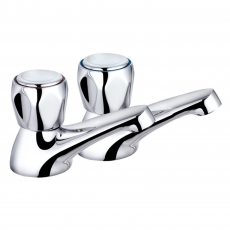 Deva Vitality Basin Taps (Pair) | VR101 | Deck Mounted | Chrome