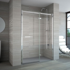Merlyn 8 Series Frameless Hinged Shower Door | A0611RH | 1000mm | Frameless/Clear