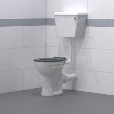 NYMAS Nyma PRO Toilet | LLWARESET/DG | Low Level | Dark Grey