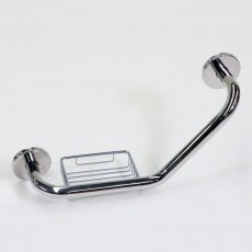 NYMAS Stainless Steel Grab Rail | 310630/SP | Angled | Polished