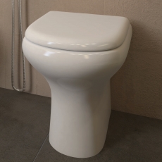 RAK Ceramics Compact Toilet | CO17AWHA + RAKSEAT010 | Back to Wall | White