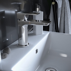 RAK Ceramics Moon Basin Mixer | RAKMOO3001 | Deck Mounted | Chrome