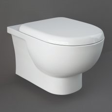 RAK Ceramics Tonique Toilet | TQ13AWHA + RAKSEAT015 | Wall Hung | White
