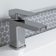 Signature Alpha Basin Mixer | SIGN105781 | Deck Mounted | Chrome