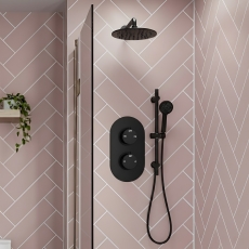 Signature ReflexConcealed Shower | SIGN111588 | 2 Outlet | Matt Black