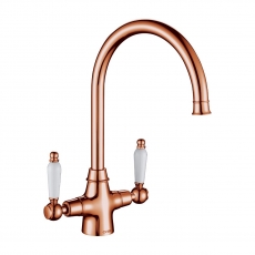 The 1810 Company Rodez Sink Mixer | ROD/04/COP | Deck Mounted | Copper
