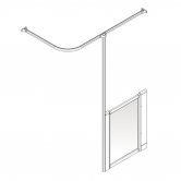AKW Wet Floor Shower Screens | Heat & Plumb