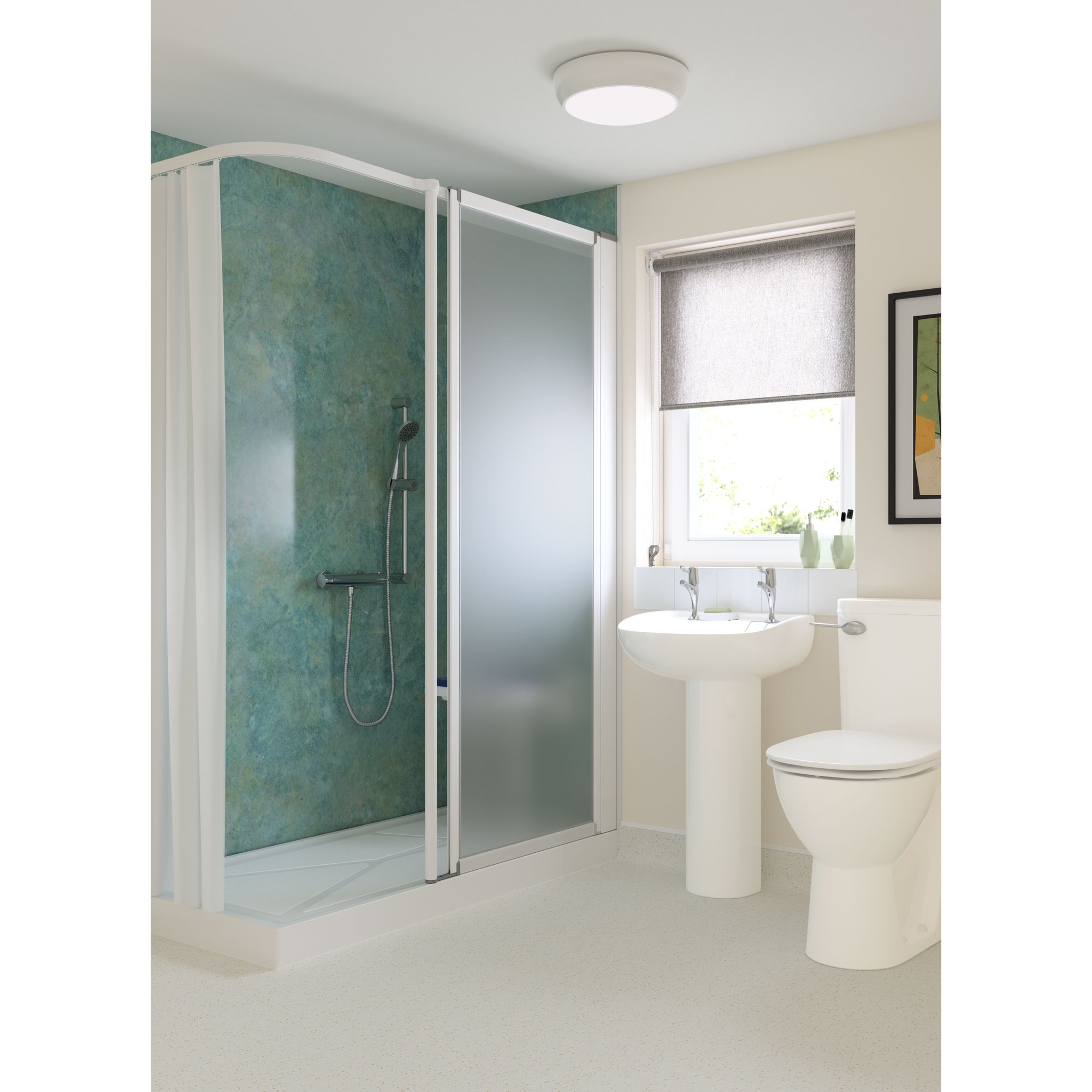 AKW Sulby 2 Square Shower Tray | 800mm x 800mm | 17242W
