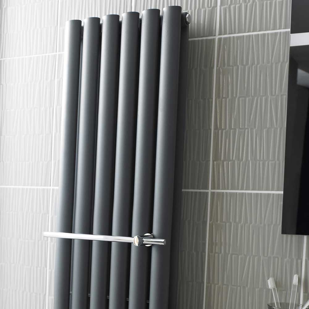 Hudson Reed Revive Designer Radiator | HLA78 | 1800mm x 499mm | Anthracite