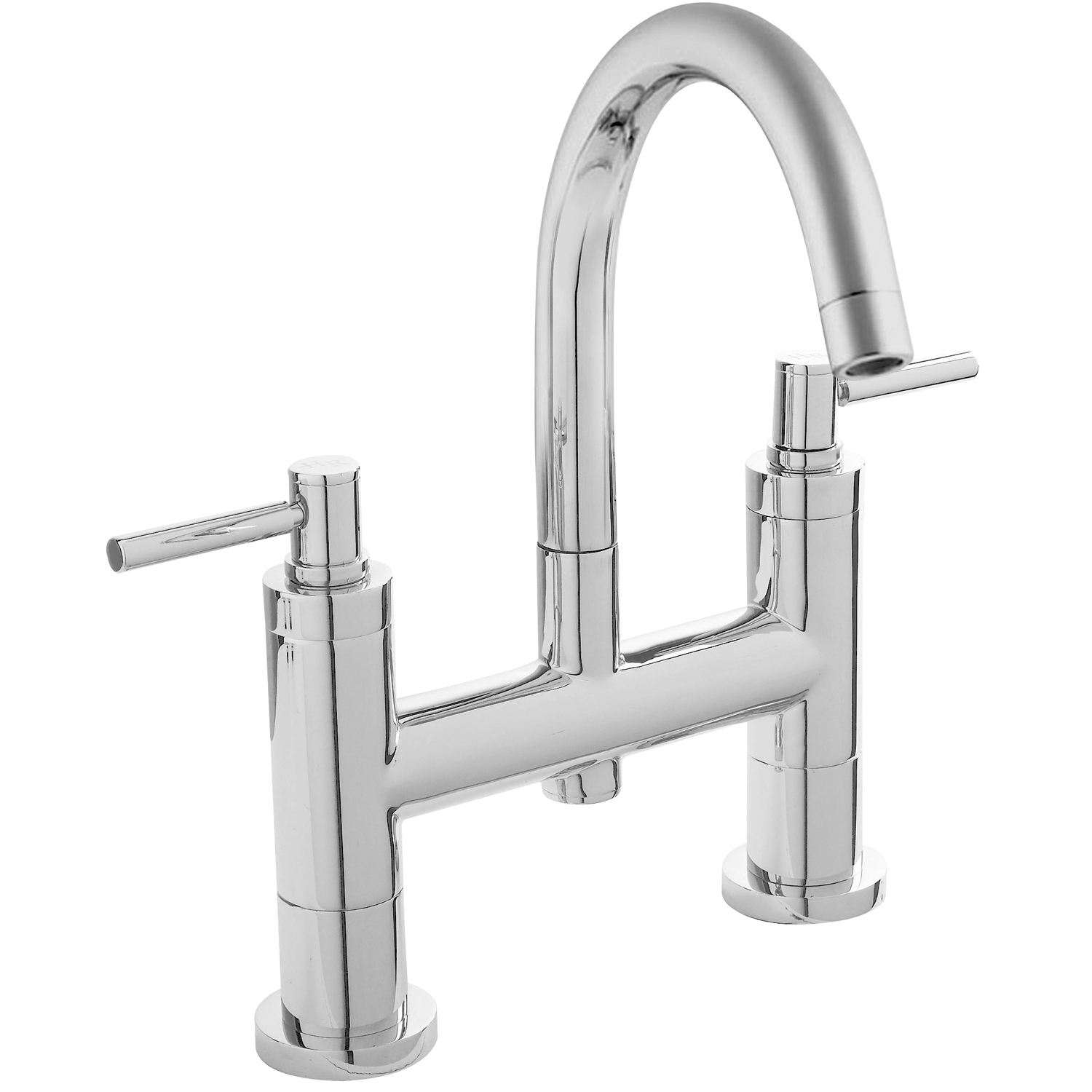 Hudson Reed Tec Lever Bath Shower Mixer | TEL354 | Pillar Mounted | Chrome