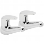 Deva Adore Basin Taps (Pair) | ADORE101 | Deck Mounted | Chrome