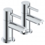 Deva Insignia Bath Taps (Pair) | INS102 | Pillar Mounted | Chrome