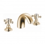 Orbit Basin Mixer | BRASS009 | Deck Mounted | Aged Brass