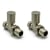Reina Portland Radiator Valves | VLV-PRT/SG | Straight | Brushed Brass
