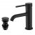 Sagittarius Ergo Basin Mixer Tap | EL/186/B | Deck Mounted | Black